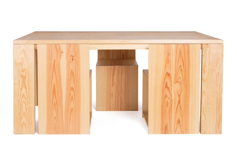 MONTE Table + 6 Chairs Set – Objek Dart