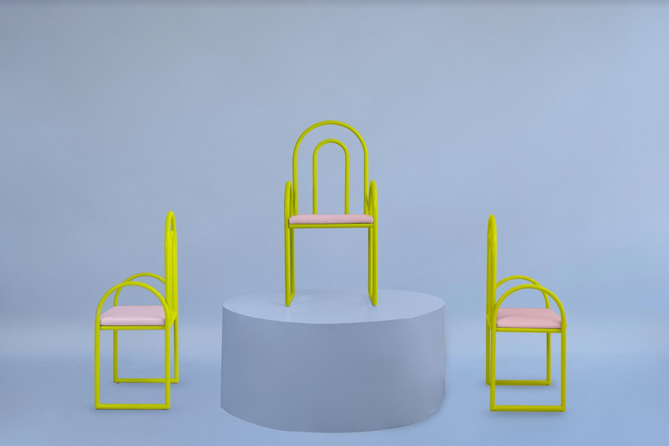 Arco Chair Yellow – Objek Dart