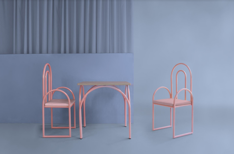 Arco Chair Pink – Objek Dart